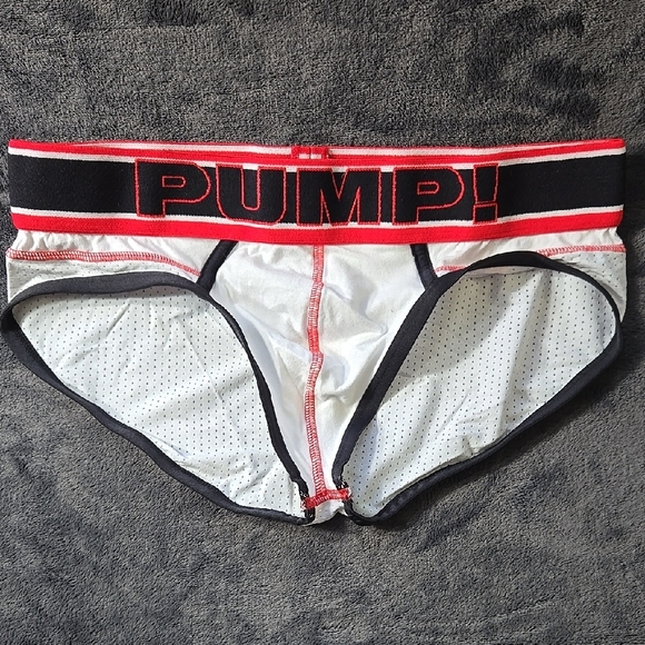 Pump! | Underwear & Socks | Pump White Briefs With Mesh Texture And ...